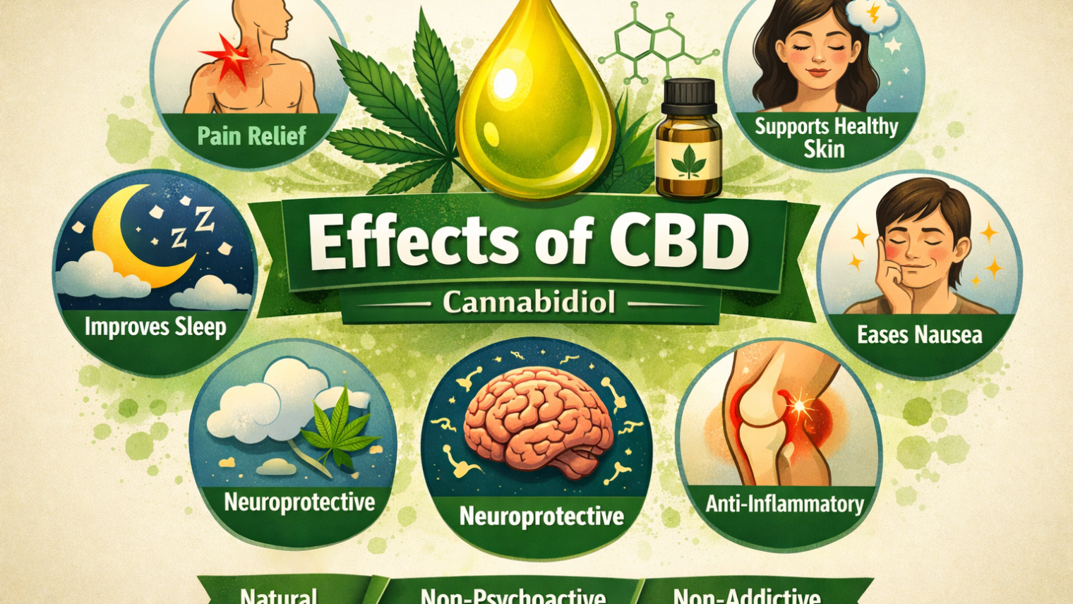 Qual é a sensação do CBD? Efeitos que podes notar - Express CBD Blog