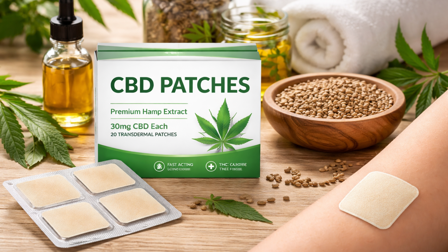 Patches de CBD: Benefícios, usos e como funcionam - Express CBD Blog